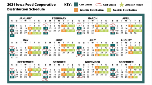 IFC Shopping Calendar – Iowa Food Cooperative