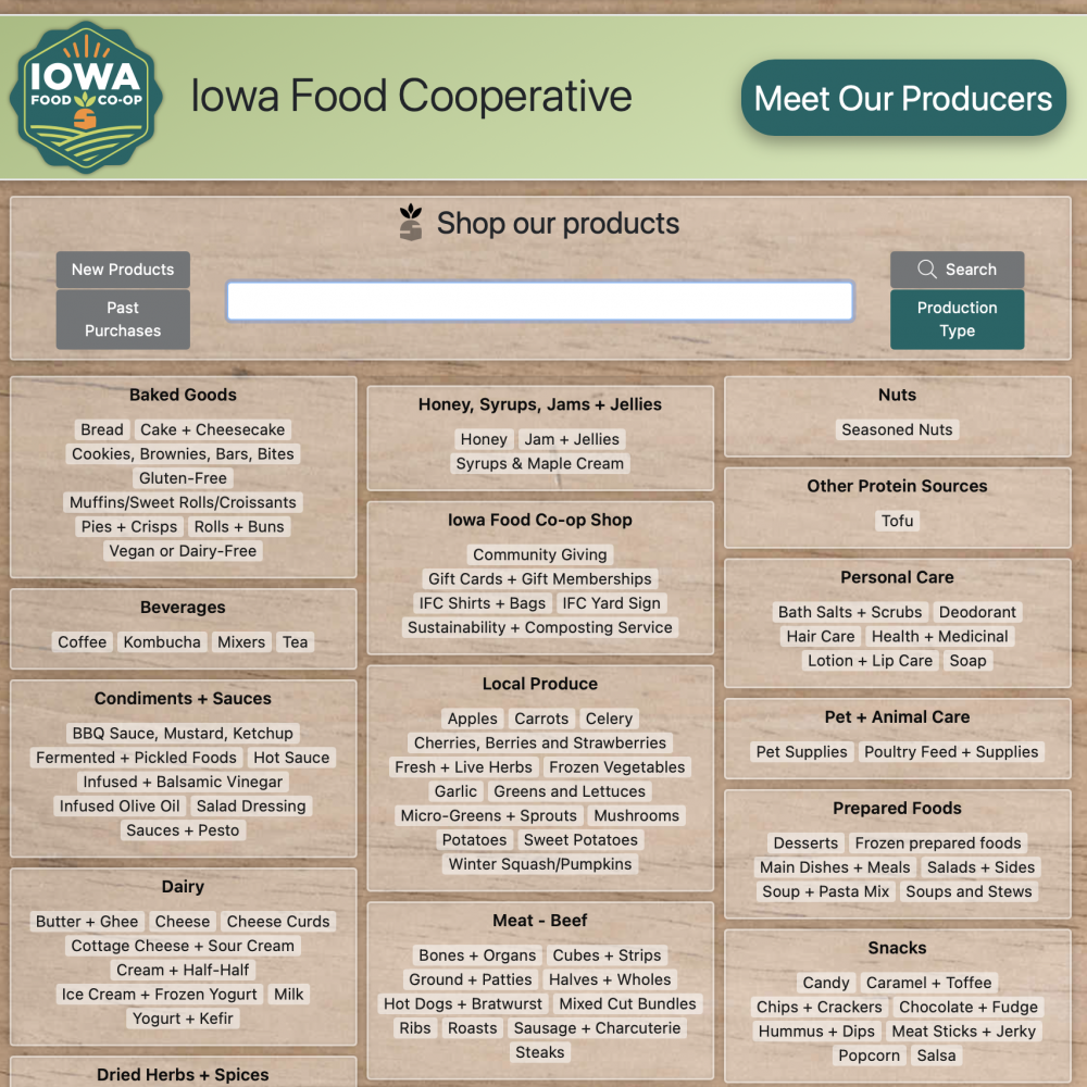 Iowa Food Cooperative - Food From Iowa Farms to Iowa Tables